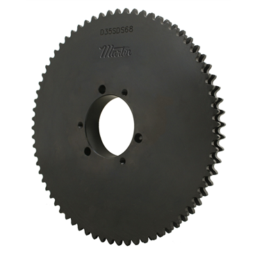 Martin | D40SK54 | Double Strand Sprocket; 40-2 Chain Size; 54 Teeth ...