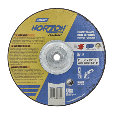 Norton Abrasives | 66253007014 | NorZon Plus SGZ Type 27 Foundry ...